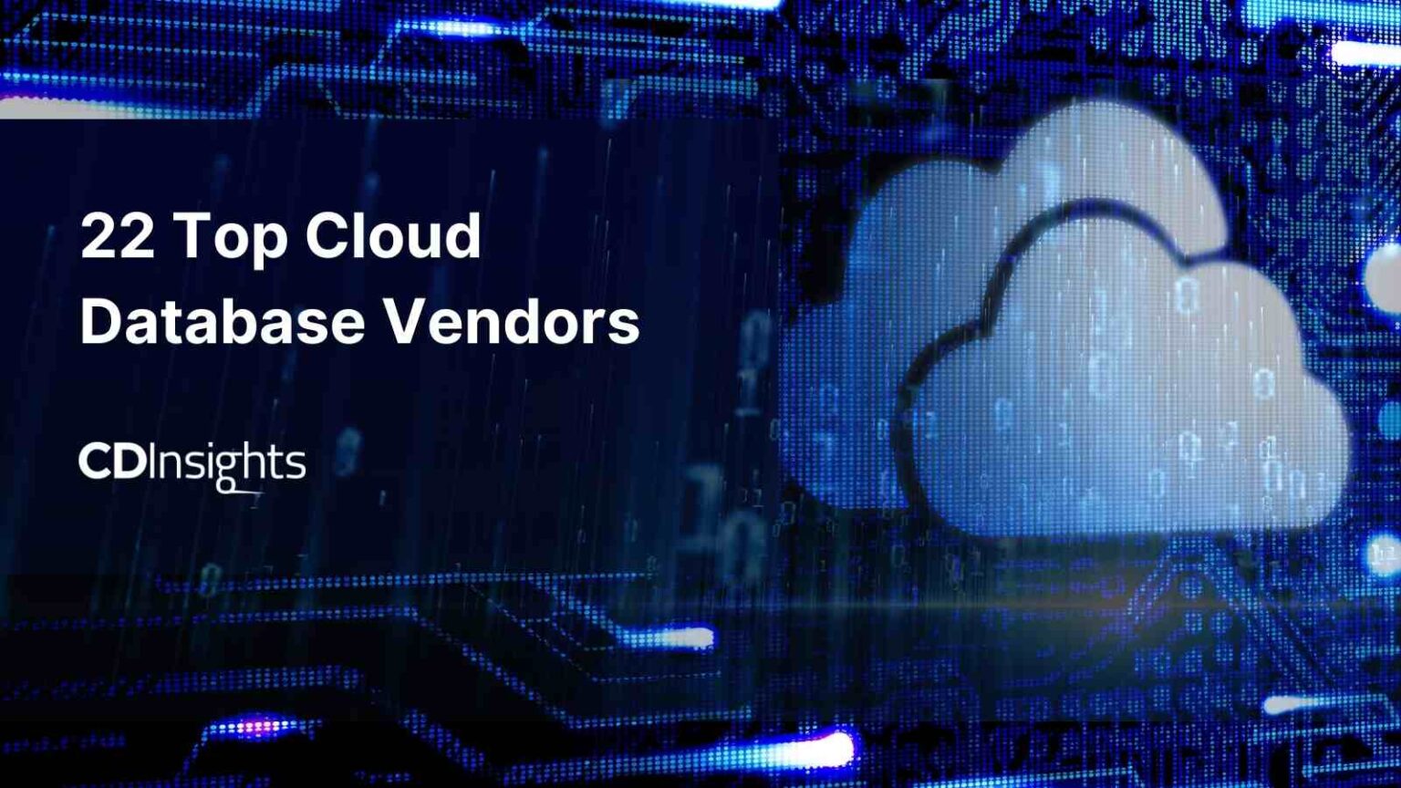 22 Top Cloud Database Vendors - CDInsights